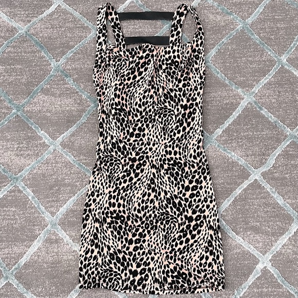 Charlotte Russe | Dresses | Charlotte Russe Mini Leopard Print Club Dress | Poshmark